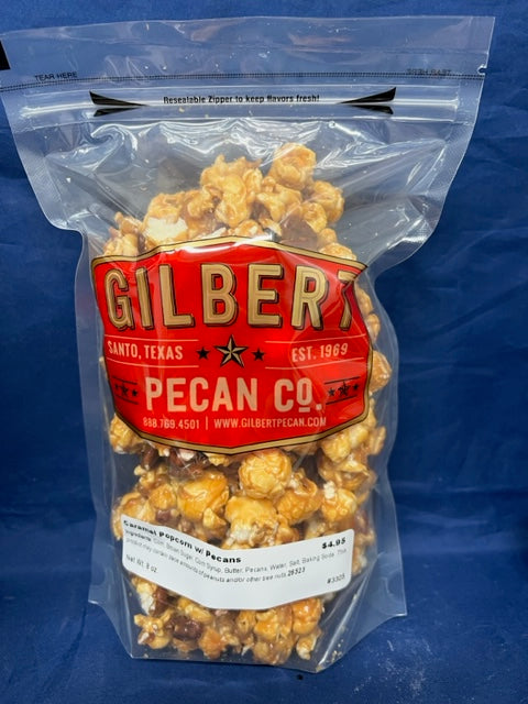 Caramel Popcorn with Pecans Small – Gilbert Pecan