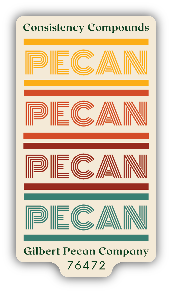 Stickers NW-CONSISTENCY COMPOUNDS/Pecan Pecan Pecan Pecan – Gilbert Pecan